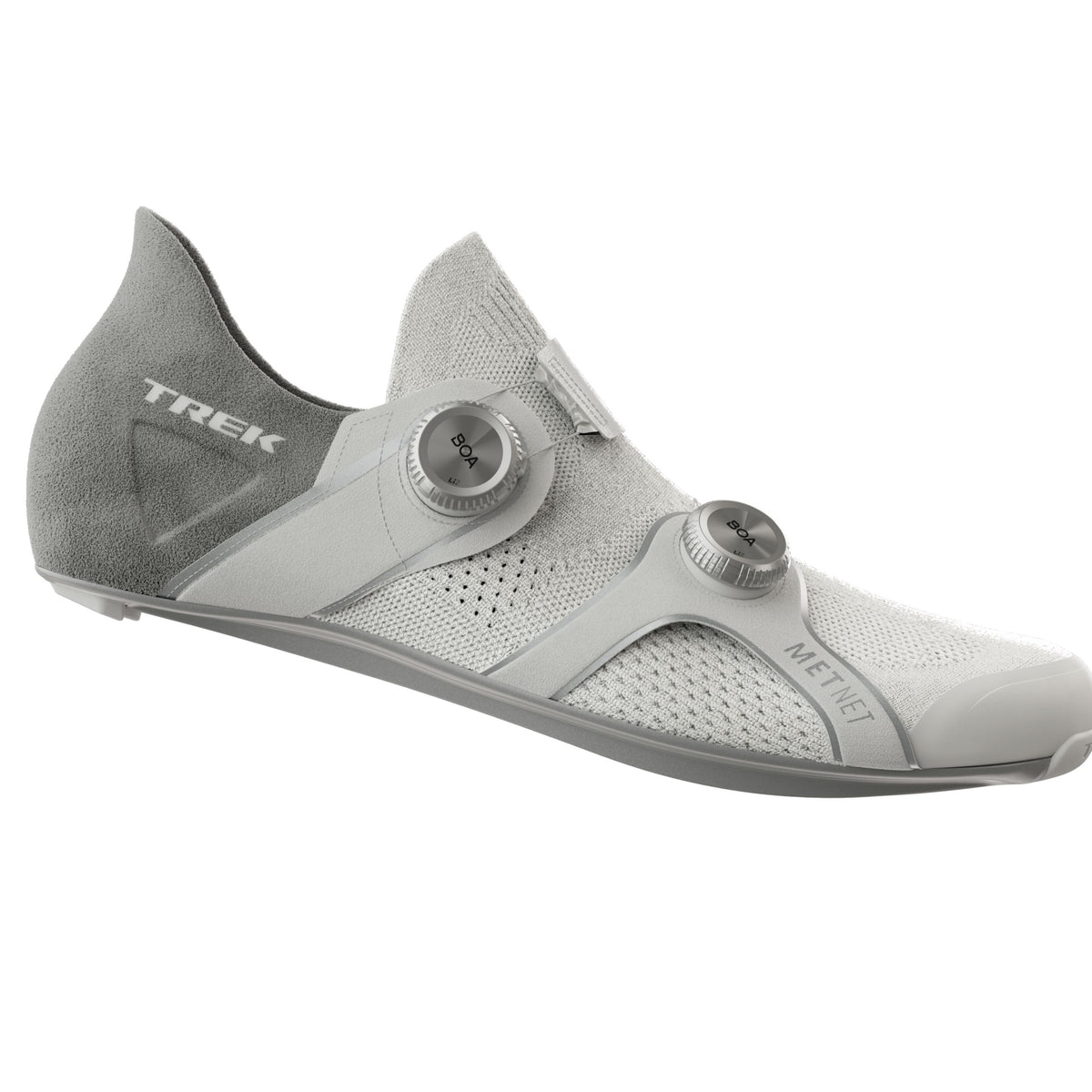 Trek RSL Knit 38.5 White/Silver Shoe – Bike Mart