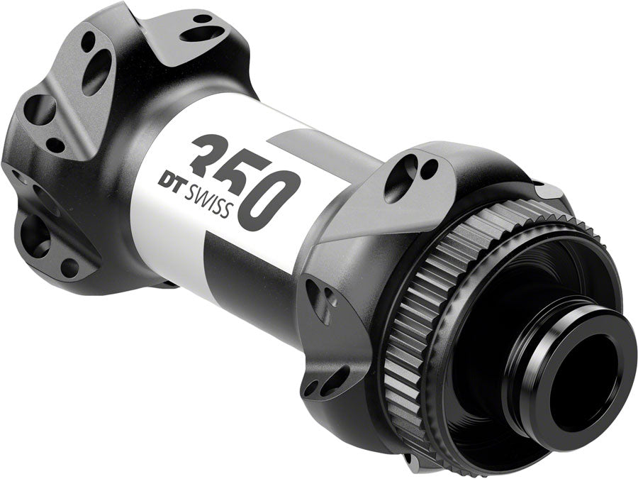 DT Swiss 350 Front Hub - 12 x 100mm Center-Lock Black 24h Straight Pul ...