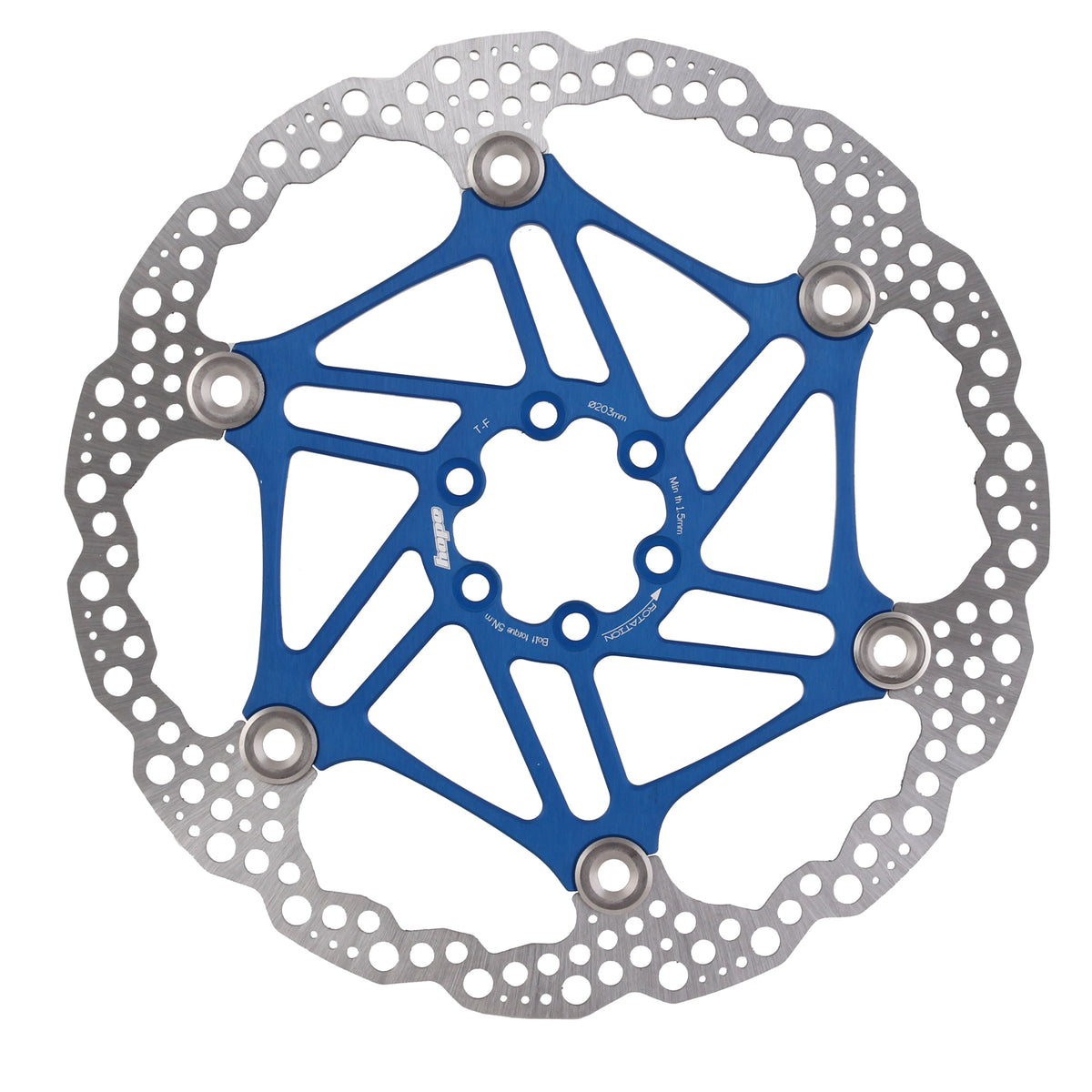 Hope Floating Rotor Floating/Wave 203mm Blue – Bike Mart
